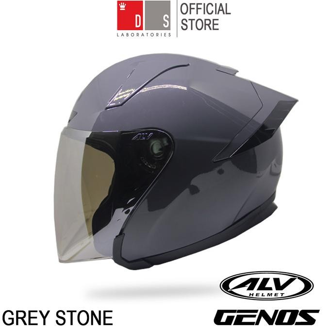 Jual Helm Alv Genos Versi Bluetooth Helm Half Face Standart Sni 100% ...