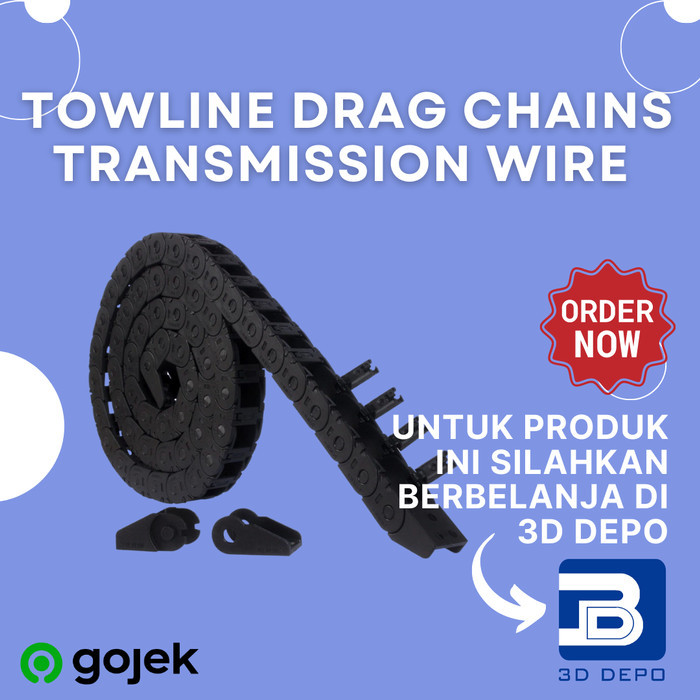 Jual HARGA DISC - 1M Towline Drag Chains Transmission Cable Wire ...