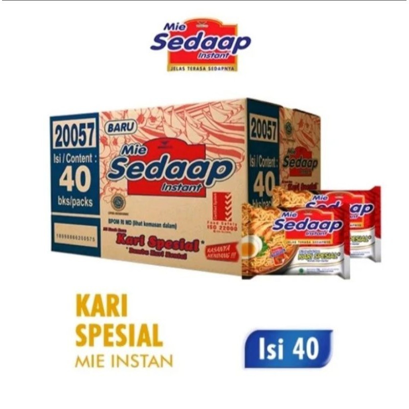 Jual iMie Sedaap rasa Kari Spesial 75 gr ( 1 dus isi 40 pcs) | Shopee ...