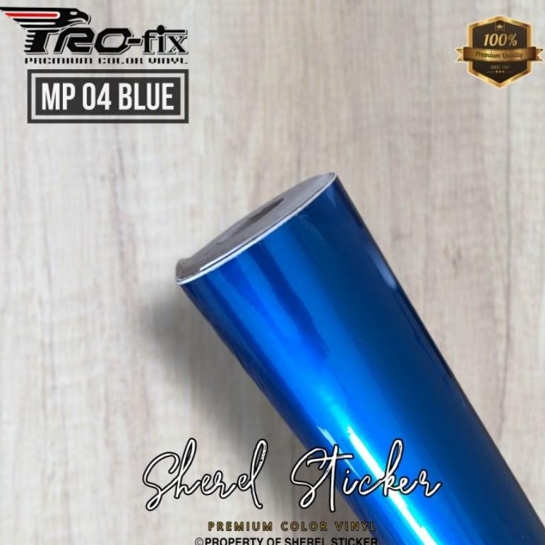 Jual ( 1 roll) skotlet profix biru muda metalik candy Panjang 15meter x ...