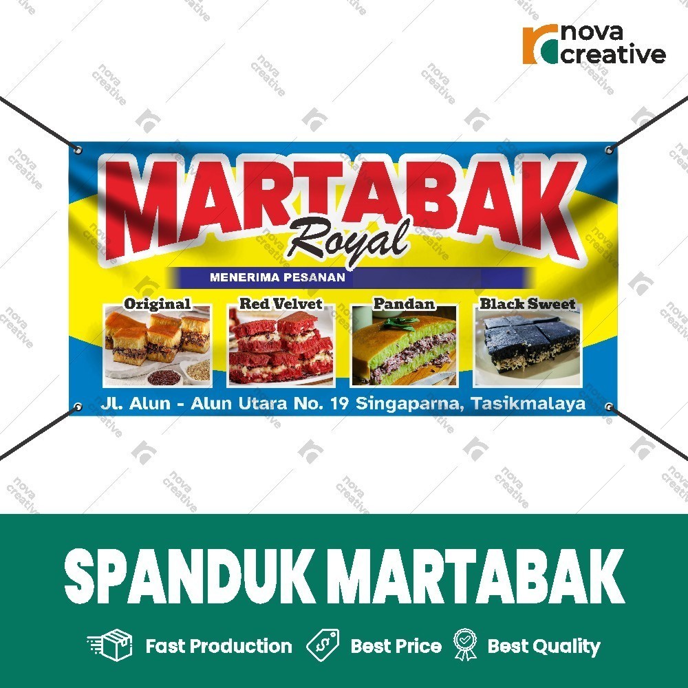 Jual Cetak Spanduk Martabak Baligho Cetak Banner Free Desain | Shopee ...