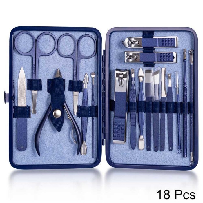Jual Kaemp - Gunting Kuku Nail Art Set Manicure Pedicure 18 Pcs - Lm302 ...