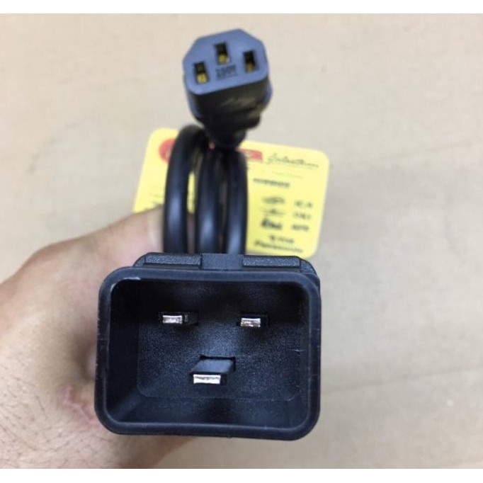 Jual Kabal power Output Ups Apc C20 to C13 16A 250V 50Cm Murah | Shopee ...