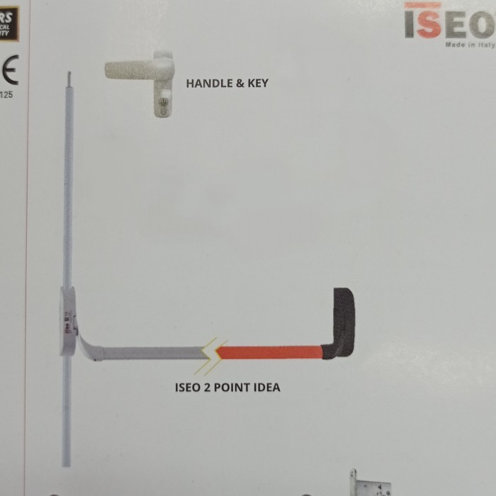 Jual Jual! Panic Bar Iseo 2 Point Idea + Handle Key / Handle Pintu ...
