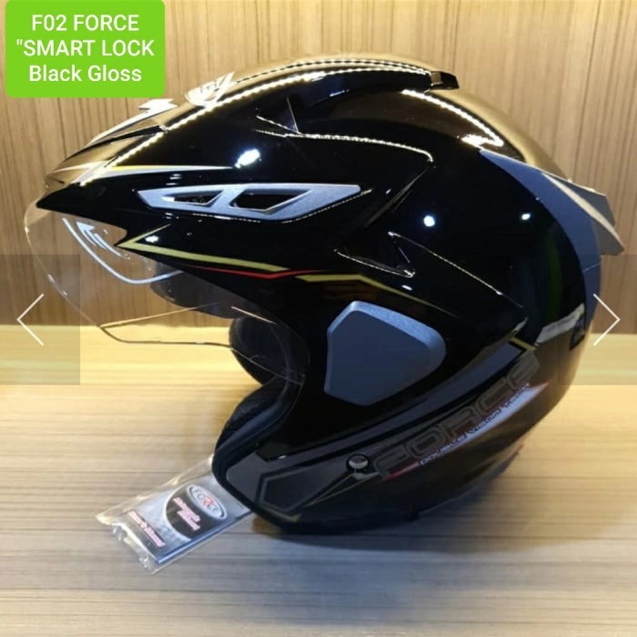 Jual HELM MOTOR SNI HALF FACE FORCE SMART LOCK | Shopee Indonesia