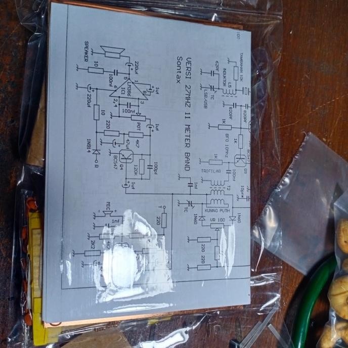 Jual pbc kit radio pemancar cb 27mhz 27 mhz mode ssb 11 meter band ...