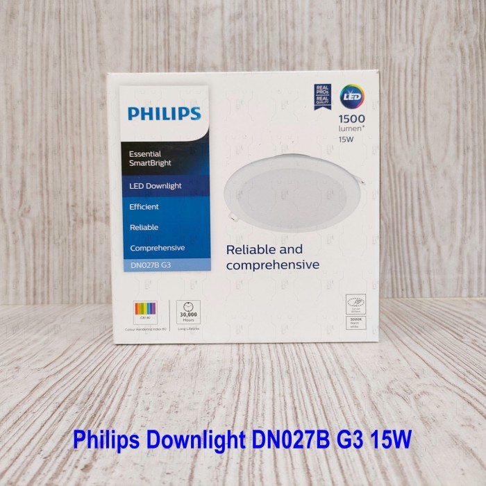 Jual HARGA DISC - Philips DN027B LED15 15W D175 G3 220-240V Downlight ...