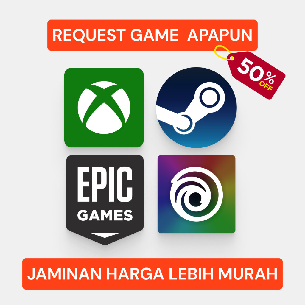 Jual REQUEST SEMUA GAME ORIGINAL XBOX STEAM EPIC GAMES UBISOFT | Shopee ...