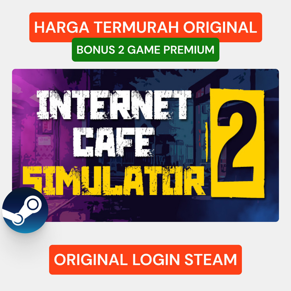 Jual Internet Cafe Simulator 2 GAME PC LAPTOP STIM ORIGINAL TERMURAH ...