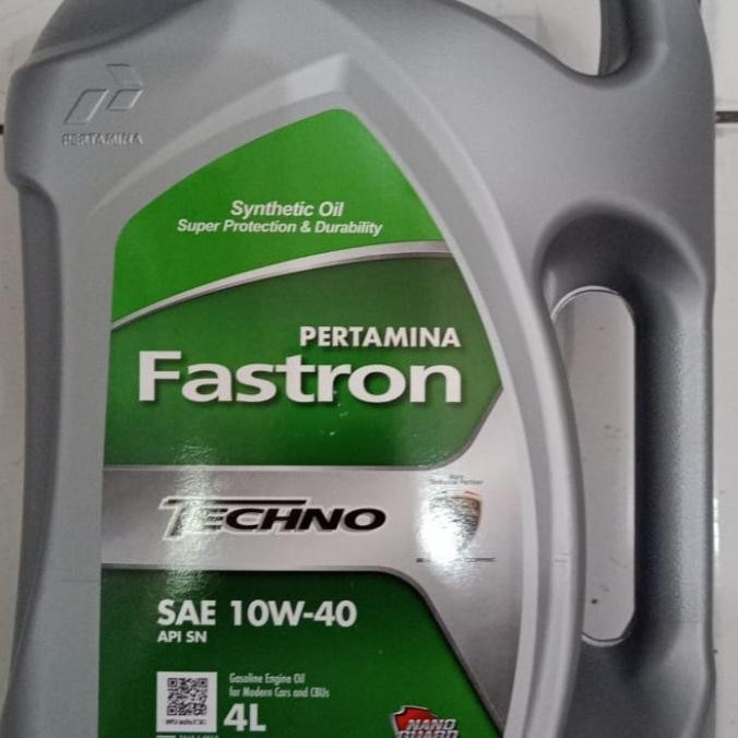 Jual Oli Mesin Fastron Techno Pertamina SAE 10w-40 4L Galon | Shopee ...