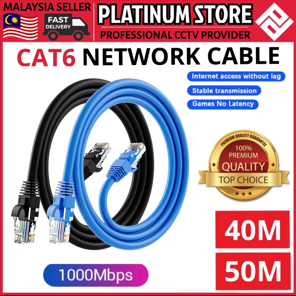Jual Kabel Internet Jaringan LAN CAT6 CAT 6 RJ45 Gigabit PATCH CORD ...
