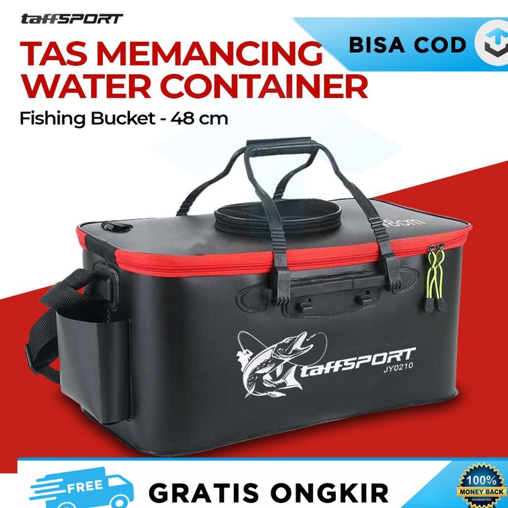 Jual BOX CONTAINER TEMPAT IKAN FISHING BUCKET ALAT UMPAN MANCING 48CM ...