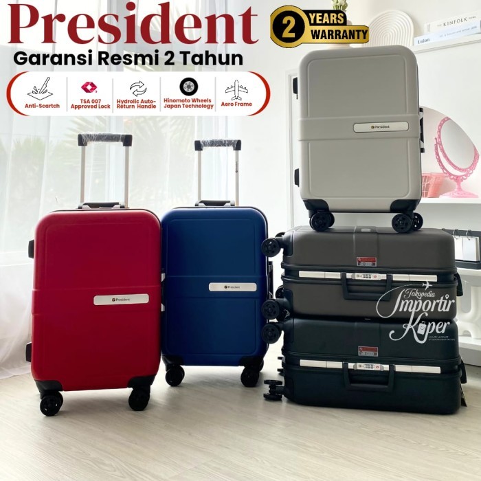 Jual HARGA DISC - Koper President Original 5567 Series 20 24 28 Inch ...