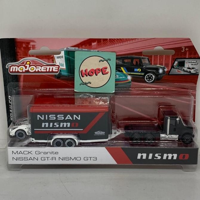 Jual Majorette Trailer Race Mack Granite + Nissan GTR Nismo GT3 ...