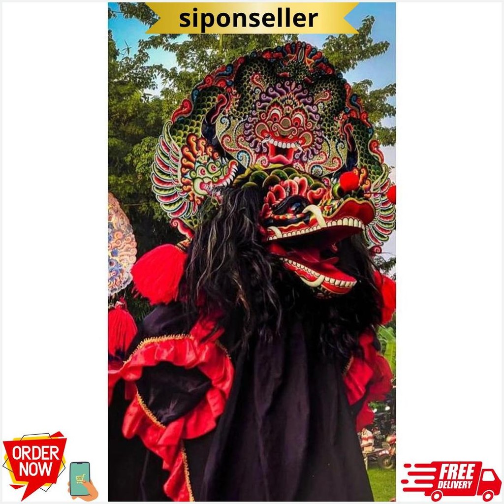 Jual Sale Mainan Tradisional Barongan Telon|Barongan Devil|Barongan ...