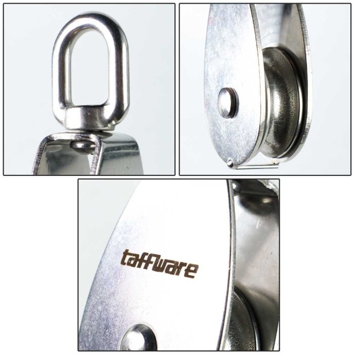 Jual Katrol Kerekan ni Taffware Pully Angkat Barang Single Double Wheel ...