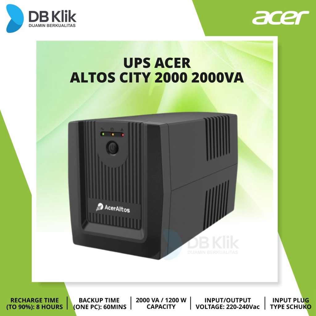 Jual Acer Ups Altos City 2000 2000Va 1200Watt - Altos City 2000 Ups | Shopee Indonesia