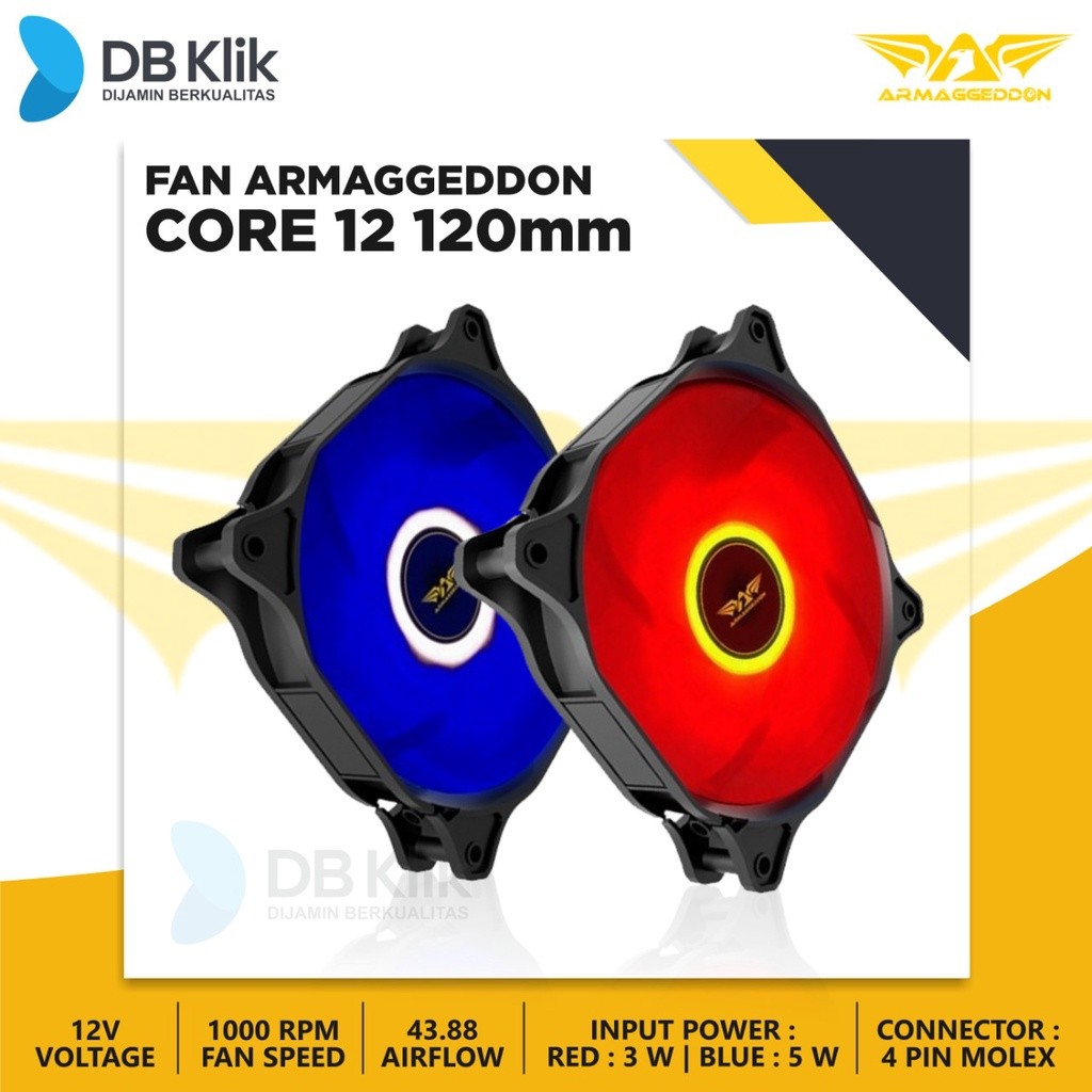 Jual Armaggeddon Fan Core 12 120Mm - Core-12 12Cm Fan Pc | Shopee Indonesia