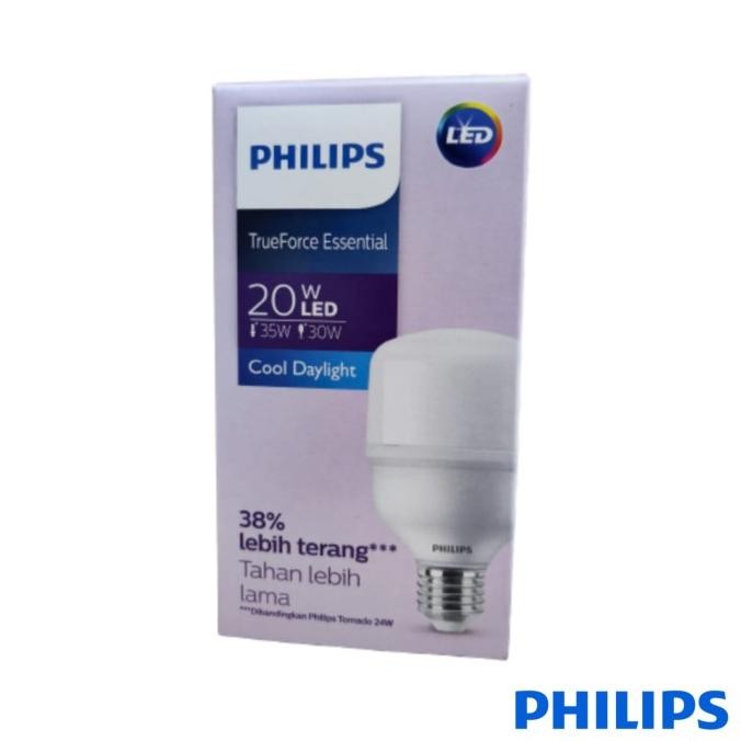 Jual Lampu Philips LED TForce 30W 40W 50W Watt E27 6500K Cool Daylight ...