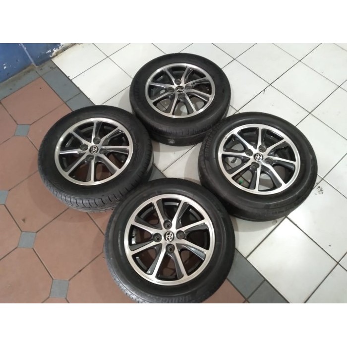 Jual velg mobil bekas ring 14 bekas mobil calya satu set plus ban ...