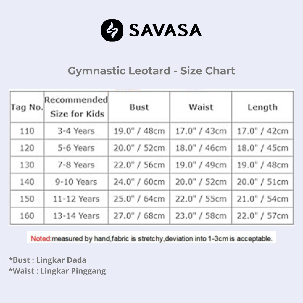 Jual Savasa Gymnastic Leotard Kids - Baju Senam Anak Emma White ...