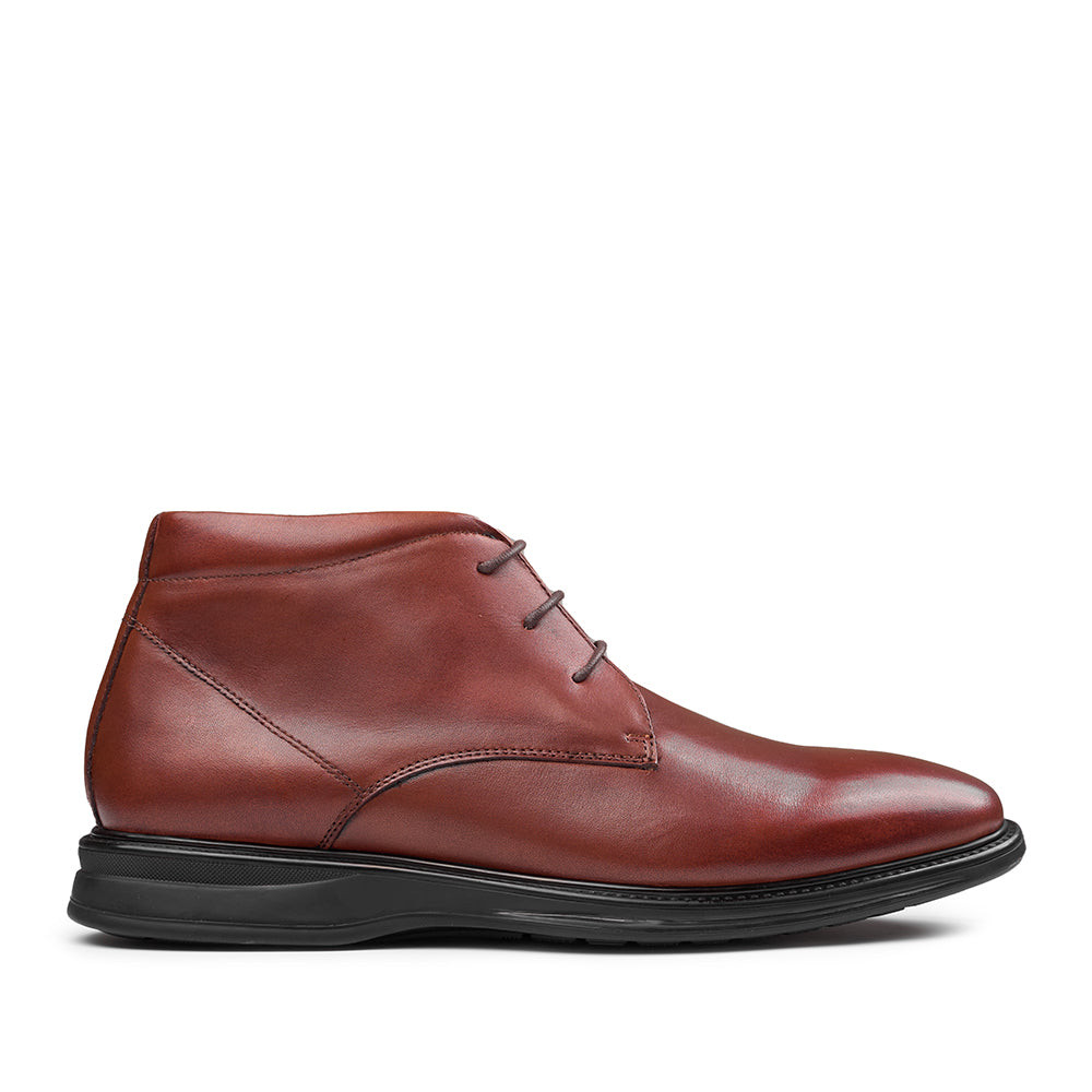 Jual Prabu - Sepatu Kulit Chukka Boots Pria Firman Premium Brown ...