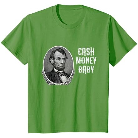 Jual Kaus Meme Uang Lima Dolar Bayi Uang Tunai Abraham Lincoln yang ...