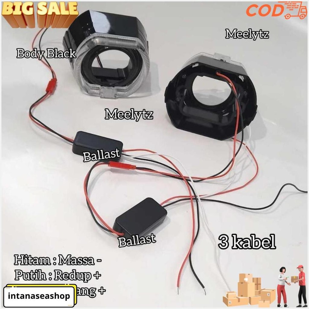 Jual Lampu Led H4 Mini Projie/Mini Biled Y6 Super Terang Terlaris ...