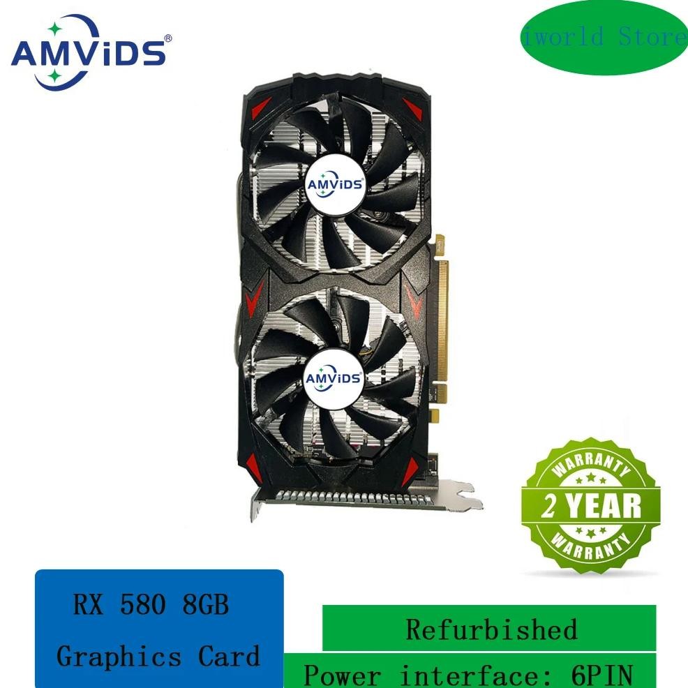 Jual rx 580 8gb 2048sp graphics cards 256bit gddr5 hdmi-compatible dp ...