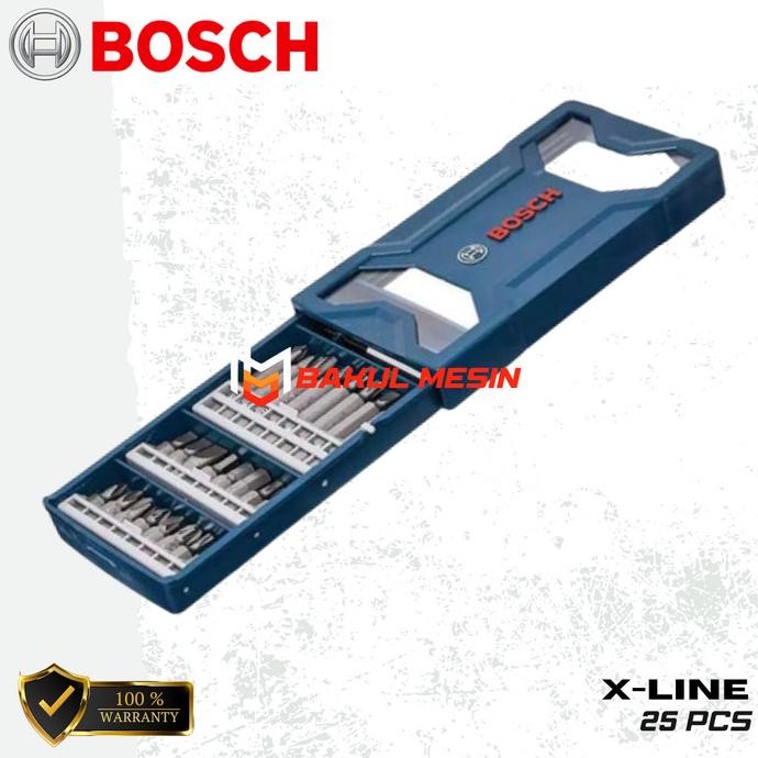 Jual Bosch Mata Obeng Set 25Pcs Screwdriver Set Bit Set 25 Pcs Original ...