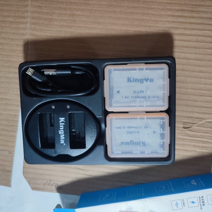 Jual Charger Dan Baterai Kit Kingma Lp E8 Charger Kit + Baterai Set Lp ...