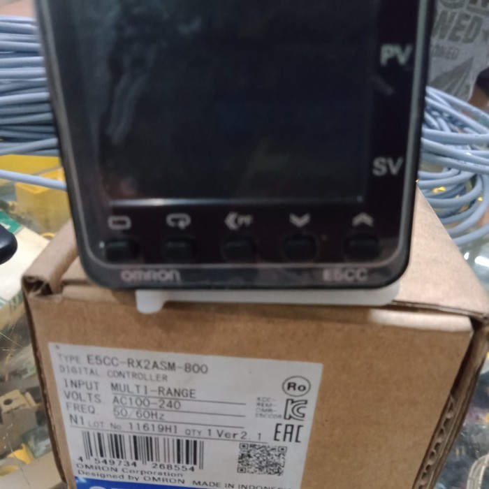 Jual TERBARU - TEMPERATURE CONTROLLER E5CC-RX2ASM-800 OMRON | Shopee Indonesia