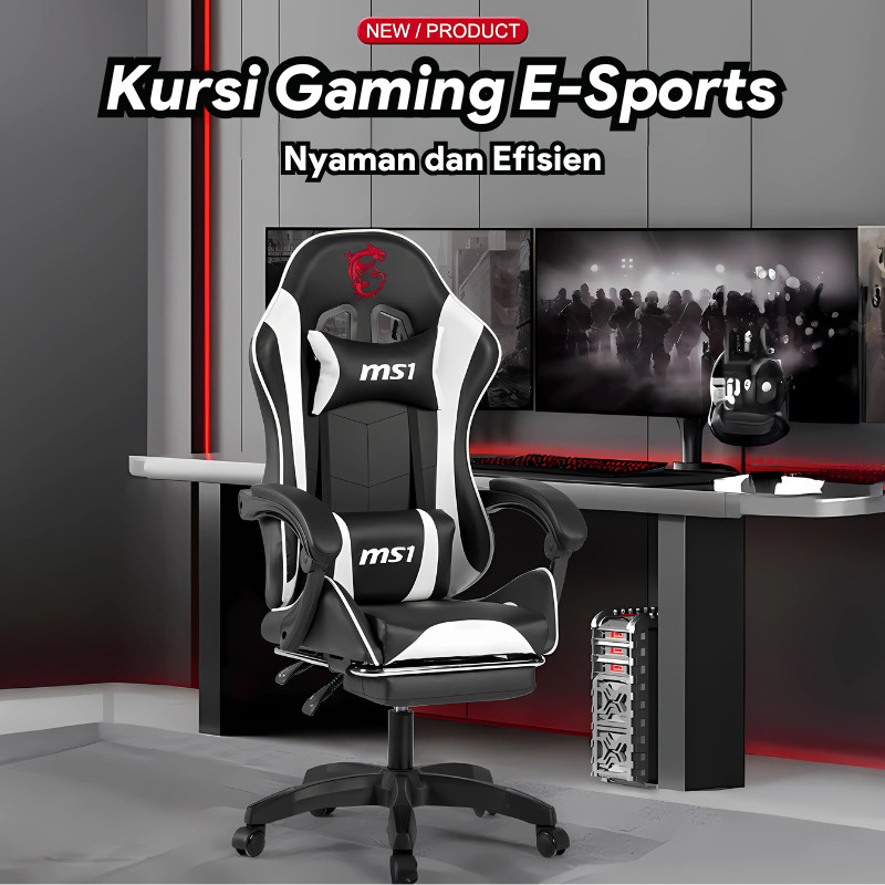 Jual Kursi Gaming Kursi Kantor Kursi Gamers E-Sports Kursi Kerja Kursi Komputer Sandaran ...