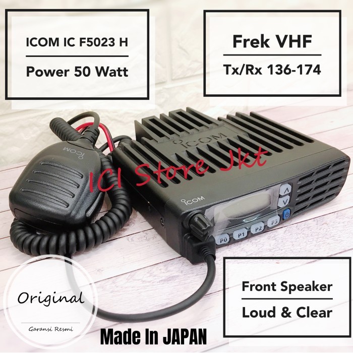 Jual Radio Rig Icom Ic F5023 H / Icom Ic F 5023 H Original | Shopee Indonesia