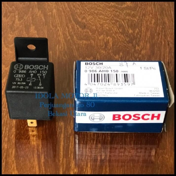 Jual GRATIS ONGKIR RELAY BOSCH 12V 30/20A KAKI 5 87A -ASLI- !!! | Shopee Indonesia