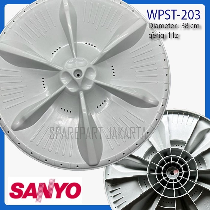 Jual PULSATOR MESIN CUCI SANYO AQUA 38 CM GERIGI 11 203C | Shopee Indonesia