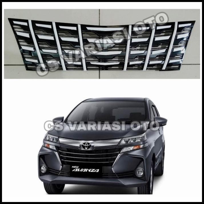 Jual TERBARU GRILL AVANZA 2020 FRONT GRILLE ALPHARD HITAM DOFF LIS ...