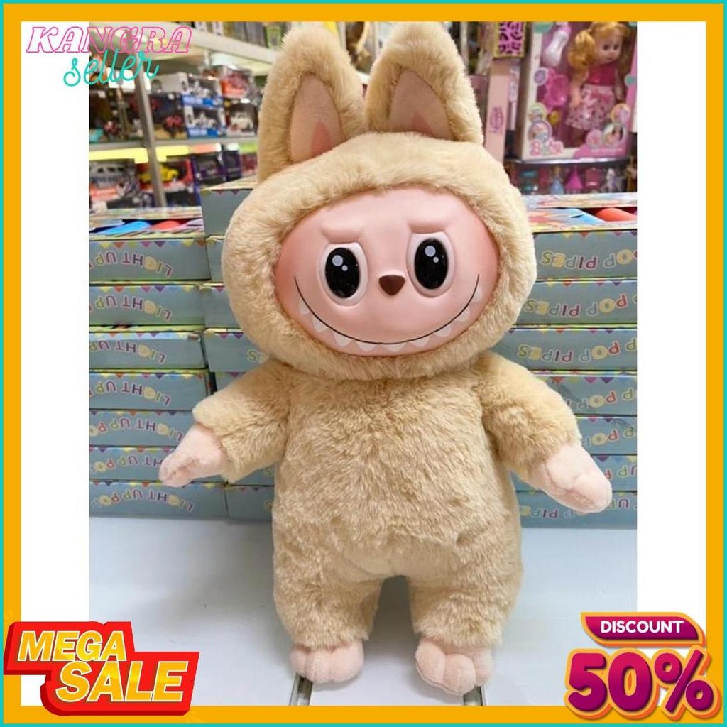 Jual Boneka Labubu Viral Muka Karet Silikon Halus Lembut Labu Labu ...