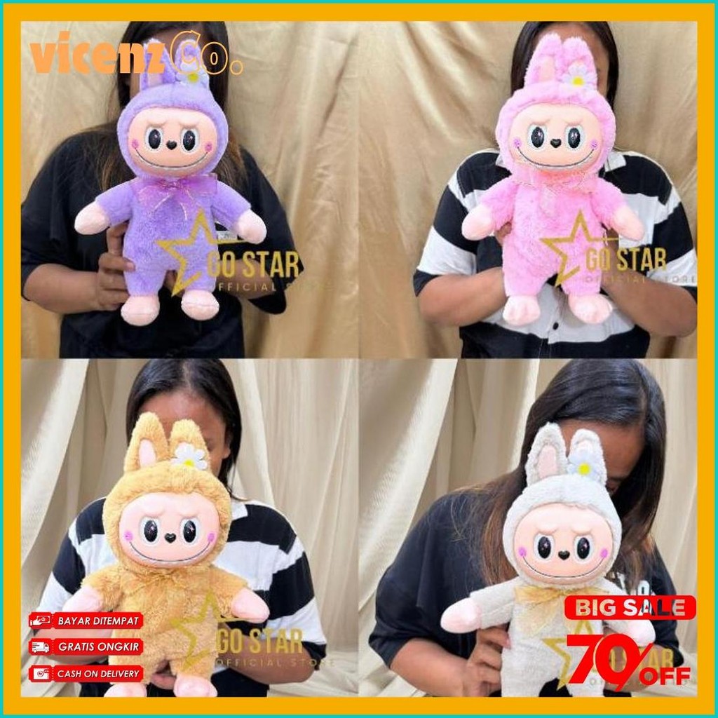 Jual Ready Boneka Viral Labubu Muka Karet Premium Plush Toys Soft The ...