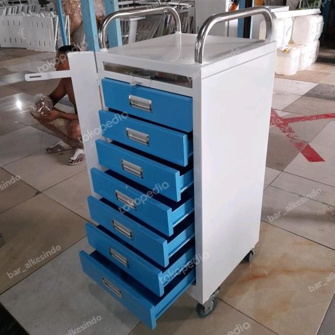 Jual troli emergency deluxe 7 laci | trolley emergency 7 laci | Shopee ...