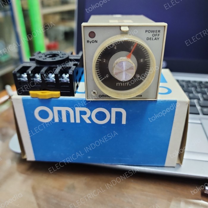 Jual Timer Omron H3Bh-8 + Socket Off Delay Timer Original Omron ...