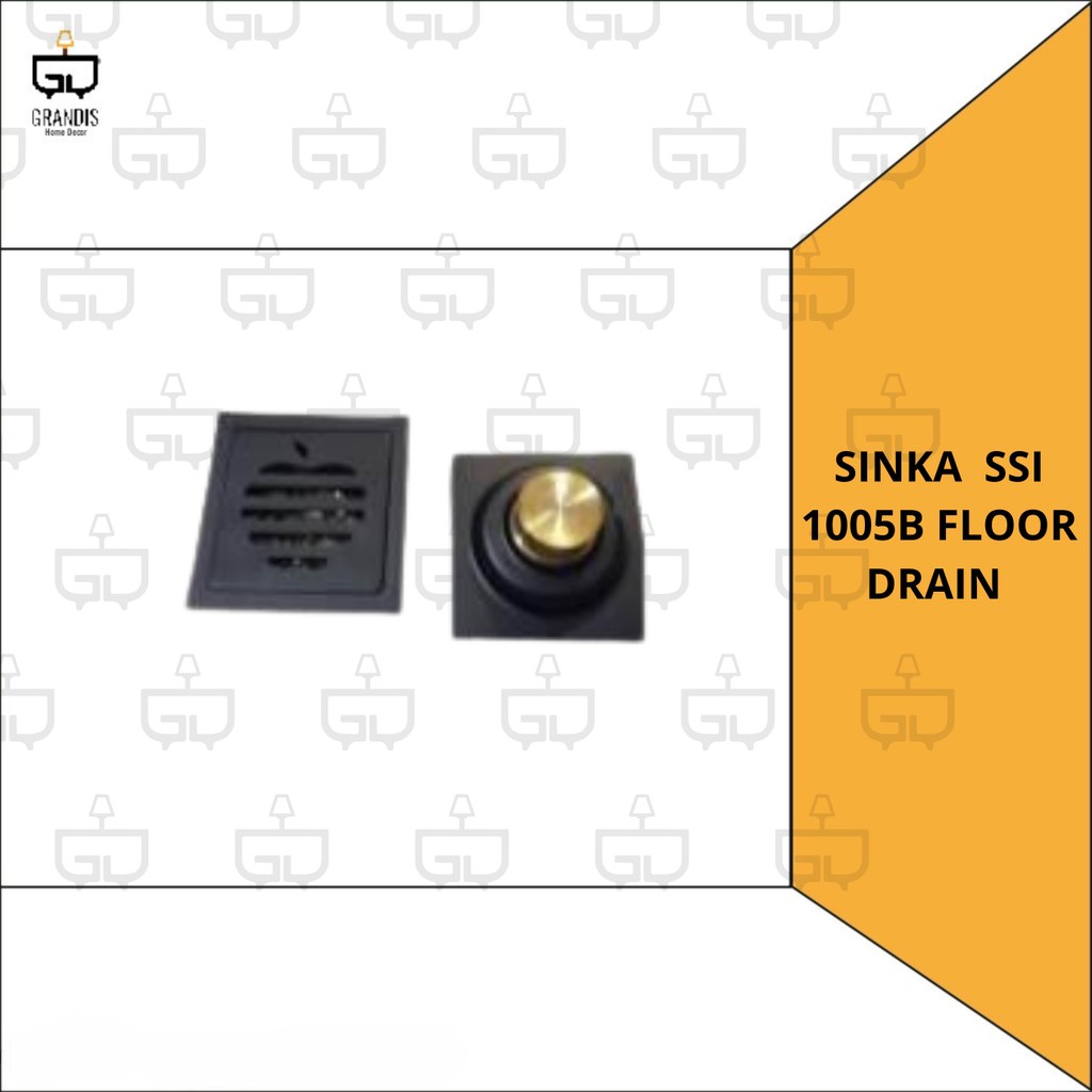 Jual Floor Drain Sinka SSI 1005B Floor Drain Black - Saringan Got ...