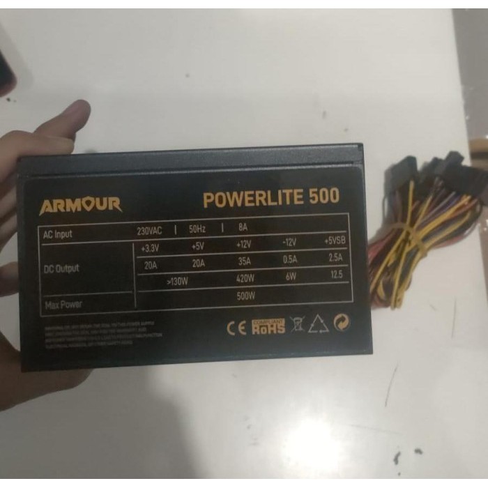 Jual NEW Power supply 500w pc standard atx / psu 500w / power suplay ...