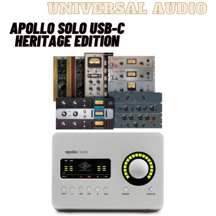Jual Universal Audio Apollo Solo USB-C Audio Interface with UAD DSP | Shopee Indonesia