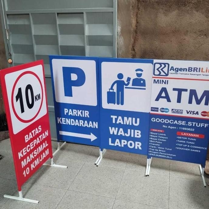 Jual Stand Rambu Parkir / Plang Stop Jalan KGS | Shopee Indonesia