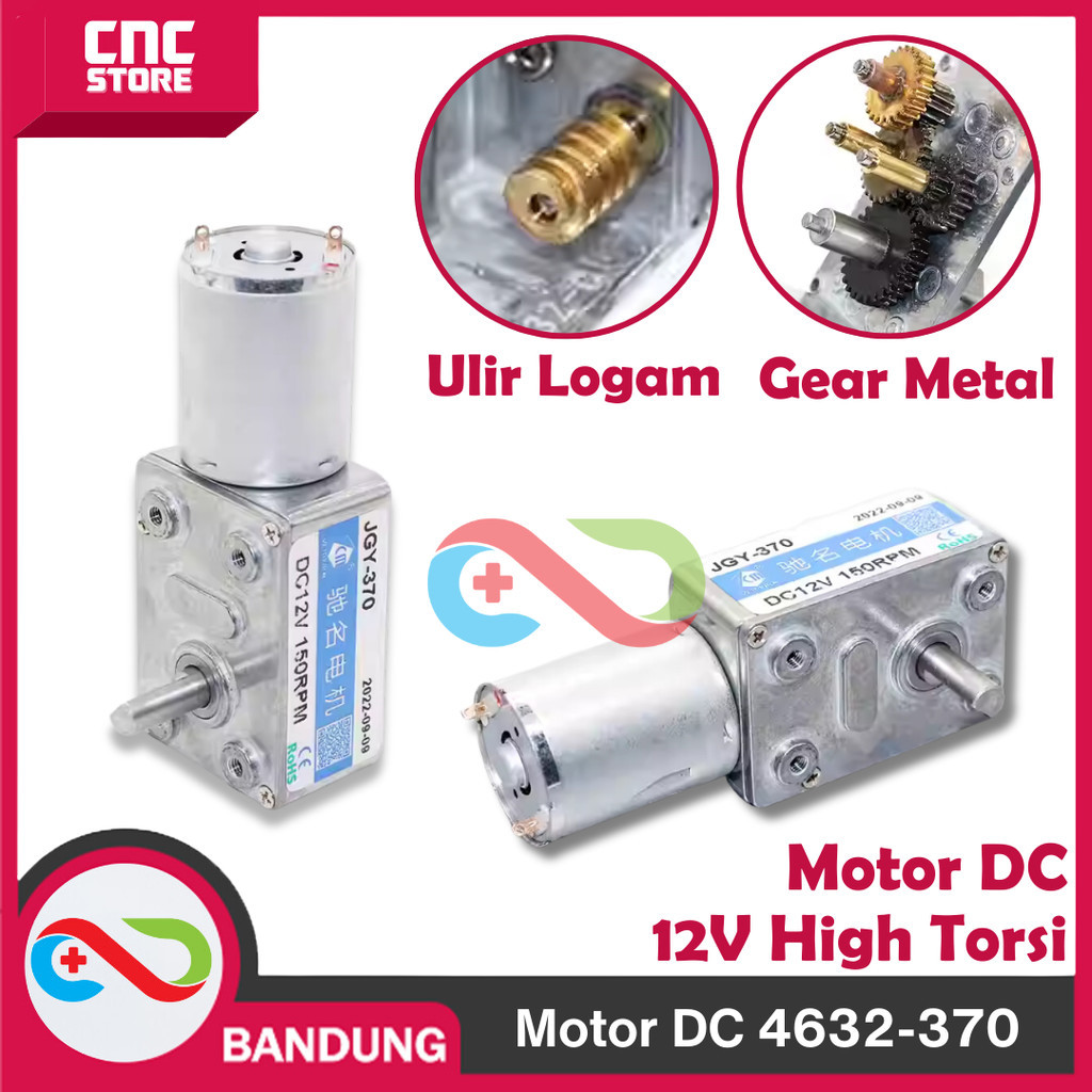 Jual MOTOR DC DINAMO GEAR BOX 12V 4632-370 HIGH TORQUE LOW SPEED ...