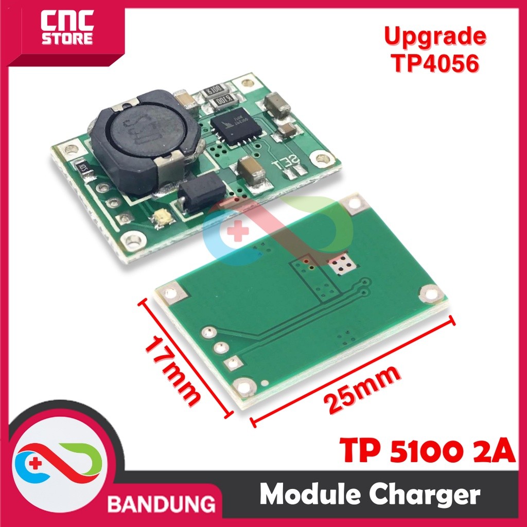 Jual TP5100 TP 5100 2A UPGRADE TP4056 MODULE CHARGER 18650 BATTERY ...