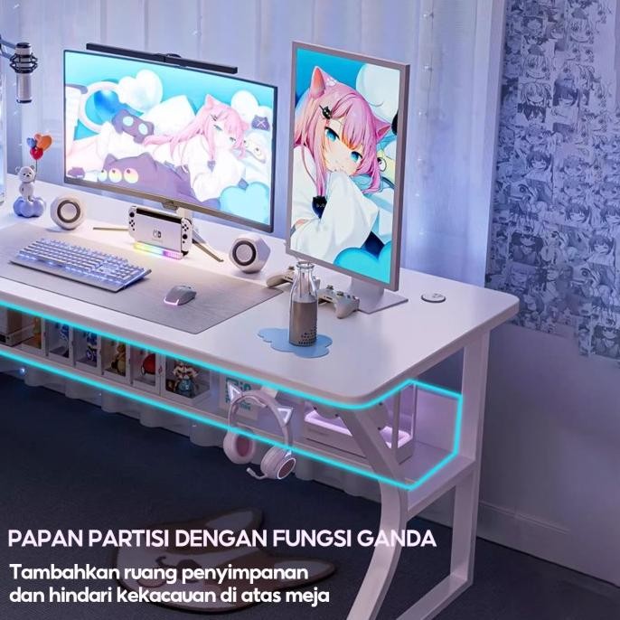 Jual KUCA Meja Komputer Gaming Minimalis Modern Meja Belajar Meja ...