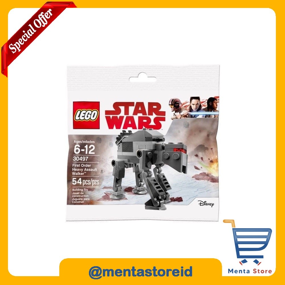 Jual Lego STAR WARS 30497 First Order Heavy Assault Walker Polybag ...