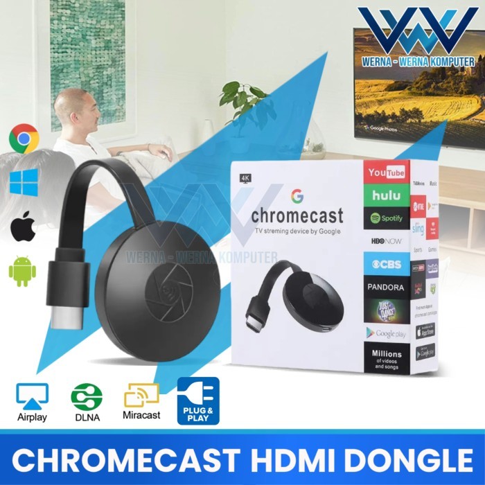 Jual Google Chromecast HDMI Dongle Anycast Wifi Display Chrome cast ...